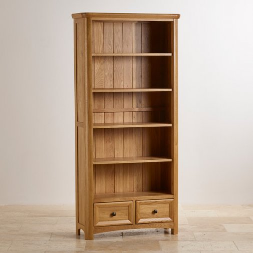 Oak Bookcases | 100% Solid Wood Bookcases | Oak Furniture Land