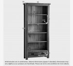 Original Rustic Tall Bookcase in Solid Oak | Oak Furniture Land