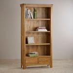 Orrick Tall Bookcase| Solid Oak | Oak Furniture Land