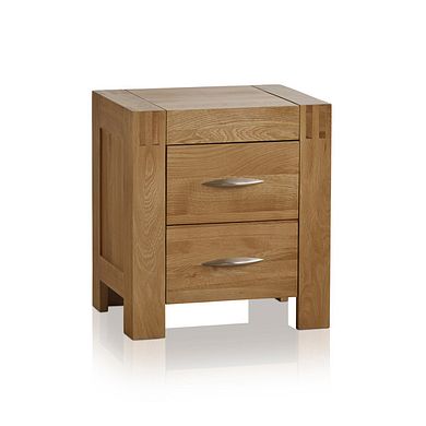 2 Drawer Bedside Tables | Oak Furnitureland UK