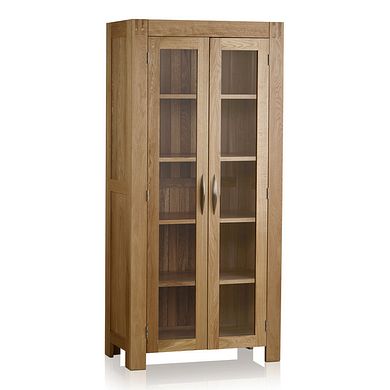 Oak Display Cabinets | Glass Cabinets | Oak Furnitureland