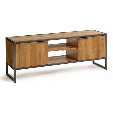 Brooklyn Metal Bench | Industrial Bench | Oak Furnitureland