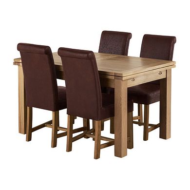 Oak Dining Table and Chairs | Dining Sets | Oak Furnitureland